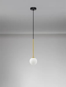 Satina zlato-černo-bílý designový lustr Savoy 163