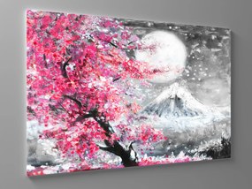 Liox Obraz malba sakury Japonsko Rozměr: 120 x 80 cm