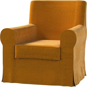 Potah na křeslo IKEA Ektorp Jennylund barva žlutá látka lesklé, sametová