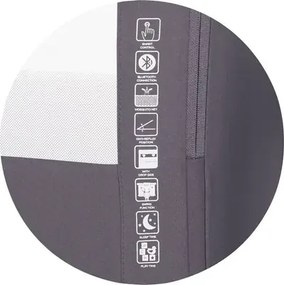 CHIPOLINO Postýlka elektrická Electra Cashmere / 3v1 postýlka a ohrádk