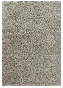 Vopi | Kusový koberec Sydney shaggy 3000 natur - Kruh průměr 160 cm