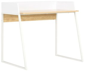 20265 vidaXL Psací stůl bílý a dub 90 x 60 x 88 cm
