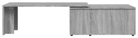 Konferenční stolek šedý sonoma 150x50x35 cm kompozitní dřevo - Default Title