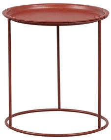 Červený Odkládací stolek Ivar – ∅ 56 cm ∅ 56 × 37,5 cm WOOOD