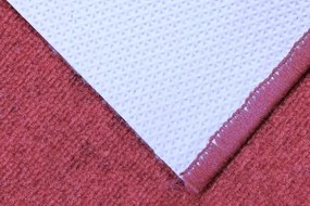 Associated Weavers, AKCE: 500x100 cm Protiskluzový běhoun na míru Jena 10 - obšitý ze všech stran, červená, chodba / předsíň