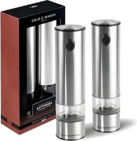ColeMason Battersea / Elektrický mlýnek / USB-C / dárková sada / 21 cm