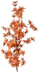 Dekorace umělá květina s oranžovými květy - 15*7*112 cm