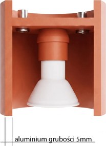 Sollux Lighting Stropní svítidlo ORBIS 1 okrově červené
