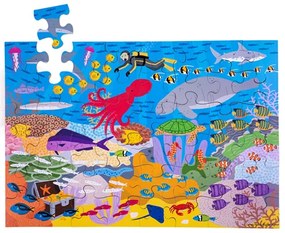 Bigjigs Toys Podlahové puzzle Podmořský svět 48 dílků