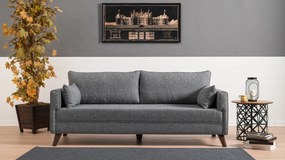 Hanah Home Rozkládací pohovka BELLA šedá 208 cm 825BLC1501