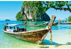 Obraz na skle - Thajská loď 45 x 30 cm