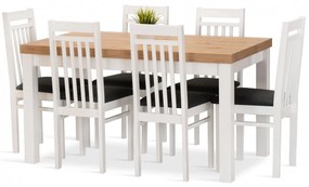 Jídelní sestava POLA stůl + 6 židlí