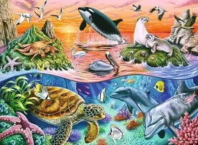Ravensburger Pestrý oceán / 100 dílků  / od 6 let