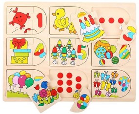 Bigjigs Toys Obrázkové počítací puzzle