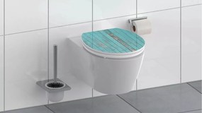 Eisl / Schüette Eisl WC sedátko Blue Wood MDF SoftClose (HG)