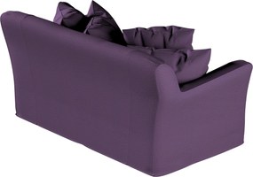 Potah na pohovku IKEA  Tomelilla 2-místná nerozkládací barva fialová látka pletený vzor
