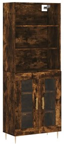 Skříň highboard kouřový dub 69,5 x 34 x 180 cm kompozitní dřevo,  3189306