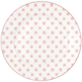 GreenGate Porcelánový dezertní talíř Laurie Pale Pink ø20,5cm