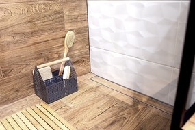 Laveo Basso, lineární odtok s mřížkou 80 cm, černá, LAV-COB_781S