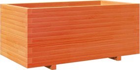 Zahradní truhlík voskově hnědý 110x60x49,5 cm masivní borovice 3282571