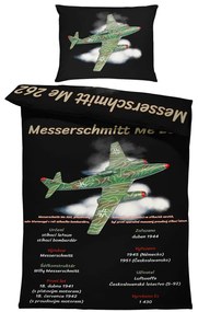 Povlečení Messerschmitt Me 262 (Rozměr : 1x140/220 + 1x90/70)