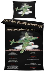 Povlečení Messerschmitt Me 262 (Rozměr : 1x150/200 + 1x60/50)