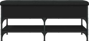 vidaXL Lavice s botníkem 102 x 42 x 45 cm kompozitní dřevo [835197] Barva: šedá sonoma