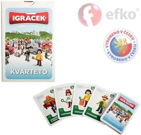 EFKO IGRÁČEK Kvarteto dětská karetní hra ef28011