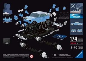 RAVENSBURGER 3D Puzzle Iconics: Cadillac Eldorado Brougham / 108 dílků