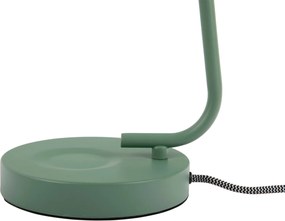 Kovová stolní lampa ENCANTAR, výška 38,5 cm, zelená