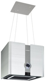 Futurelight Smart, digestoř, 42 cm, ostrůvková, 420 m³/h, LED, nerezová ocel, černá