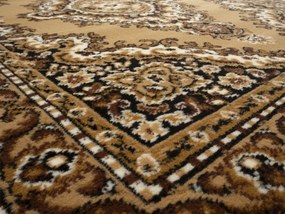 TRHÁK: Kusový koberec TEHERAN T-102 beige kruh, 190x190 (průměr) kruh, béžová, chodba / predsieň, Alfa Carpets