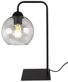 Stolní lampa HAGA, 1x skleněné stínítko (výběr ze 3 barev)