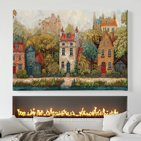 Obraz na plátně - U říčky v Plané FeelHappy.cz Velikost obrazu: 40 x 30 cm