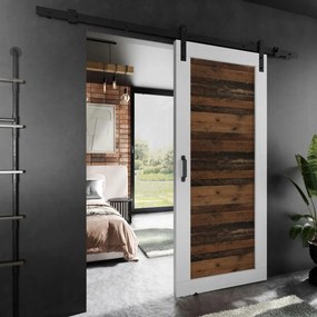Posuvné dveře LOFT ADIO 1 bílý + old style 60