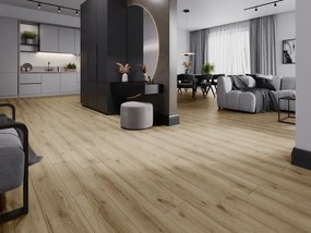 Mexen Sun Valley vzorek vinylových panelů SPC 6,5 mm, podložka IXPE 1,5 mm, 4 V-fuga, Dub - F1006-S