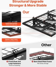 Dvoupatrový vysoce odolný nástěnný regál do garáže, 610 × 914 mm VEVOR – 914 × 620 × 210 mm