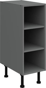 Kuchyňská linka ARIA aw | 300 cm | UNI dvířka | EXTRA VYSOKÁ | ANTIFINGER povrch | antracit/bílá