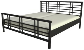 Nábytek ATIKA s.r.o. Kovová postel BARS Povrchová úprava: černá, Rozměr: 90 x 200 cm