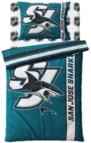Mikroplyšové povlečení NHL San Jose Sharks Belt