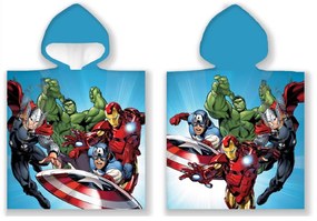 Carbotex Dětské pončo 50x110 cm - Avengers Super Heroes