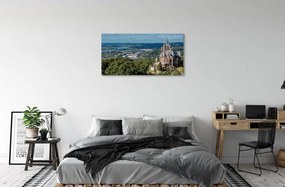 Obrazy na plátně Německo Panorama městského hradu 125x50 cm