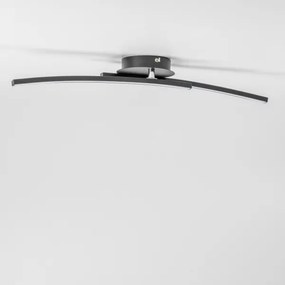 LED Stropní svítidlo 2xLED/6W/230V černá
