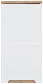 Koupelnová závěsná skříňka BALI bílá - nízká vrchní