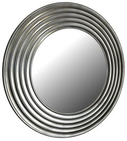 Amadeus Kulaté zrcadlo GALA 90cm Stříbrná barva černá patina