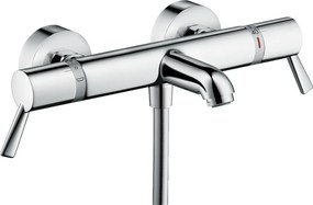 Hansgrohe Ecostat Comfort, termostatická vanová baterie Care, prodloužené rukojeti, chromová, 13115000