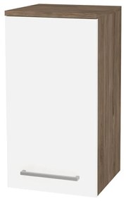 Mereo Bino koupelnová skříňka horní 63 cm, levá, Multidecor, Dark Rockford Hic CN695DRH1