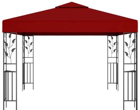 vidaXL Marketos Altán 3 x 3 m vínový