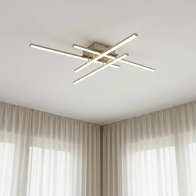 Brilagi - LED Stropní svítidlo STRIPES LED/37W/230V stříbrná