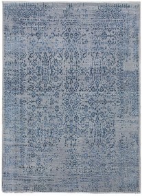 Diamond Carpets koberce Ručně vázaný kusový koberec Diamond DC-JK 1 Silver/blue ROZMĚR: 275x365